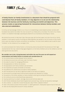 Family Charter - Rural Resources